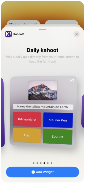 How to use Kahoot! widgets – Help Center