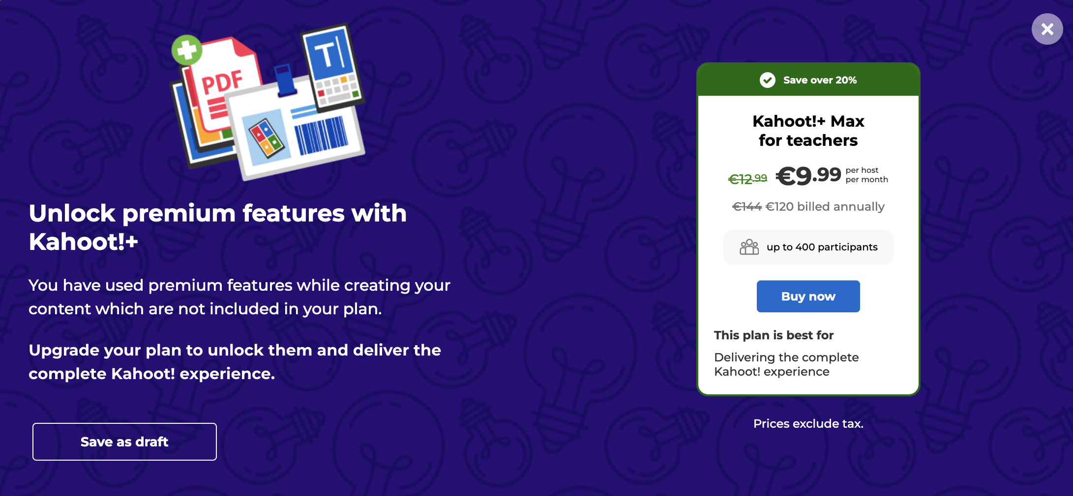 How to save a kahoot – Help Center