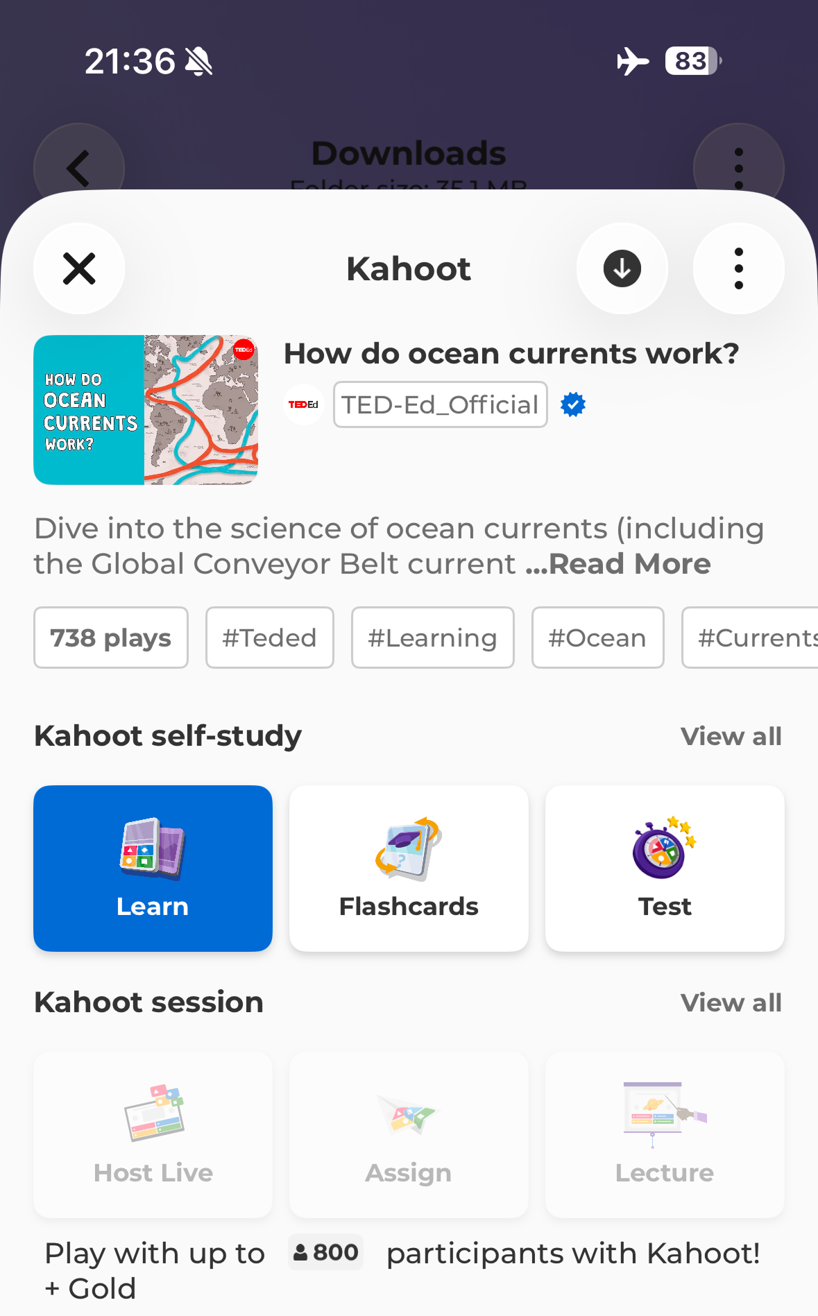 How to download a kahoot and play offline in the mobile app – Kahoot! Help & Resource Center
