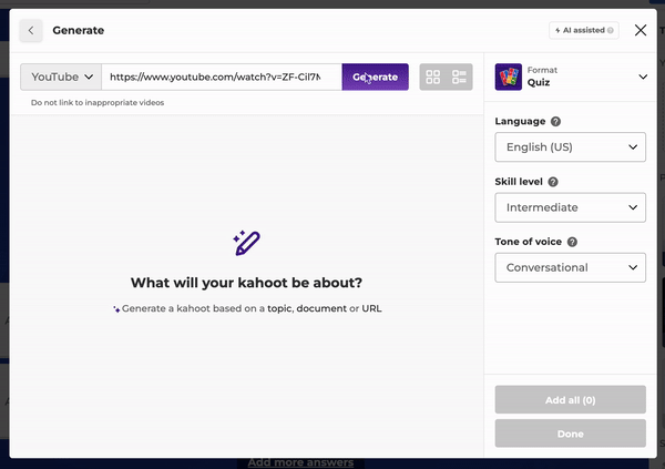 How to use Kahoot! AI tools – Kahoot! Help & Resource Center
