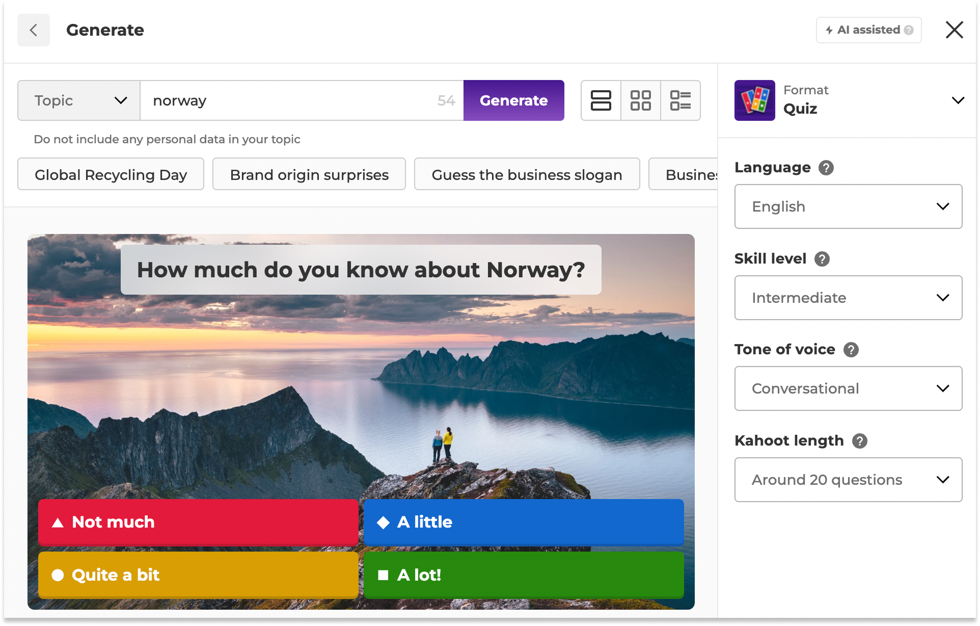 How to use Kahoot! AI tools – Kahoot! Help & Resource Center