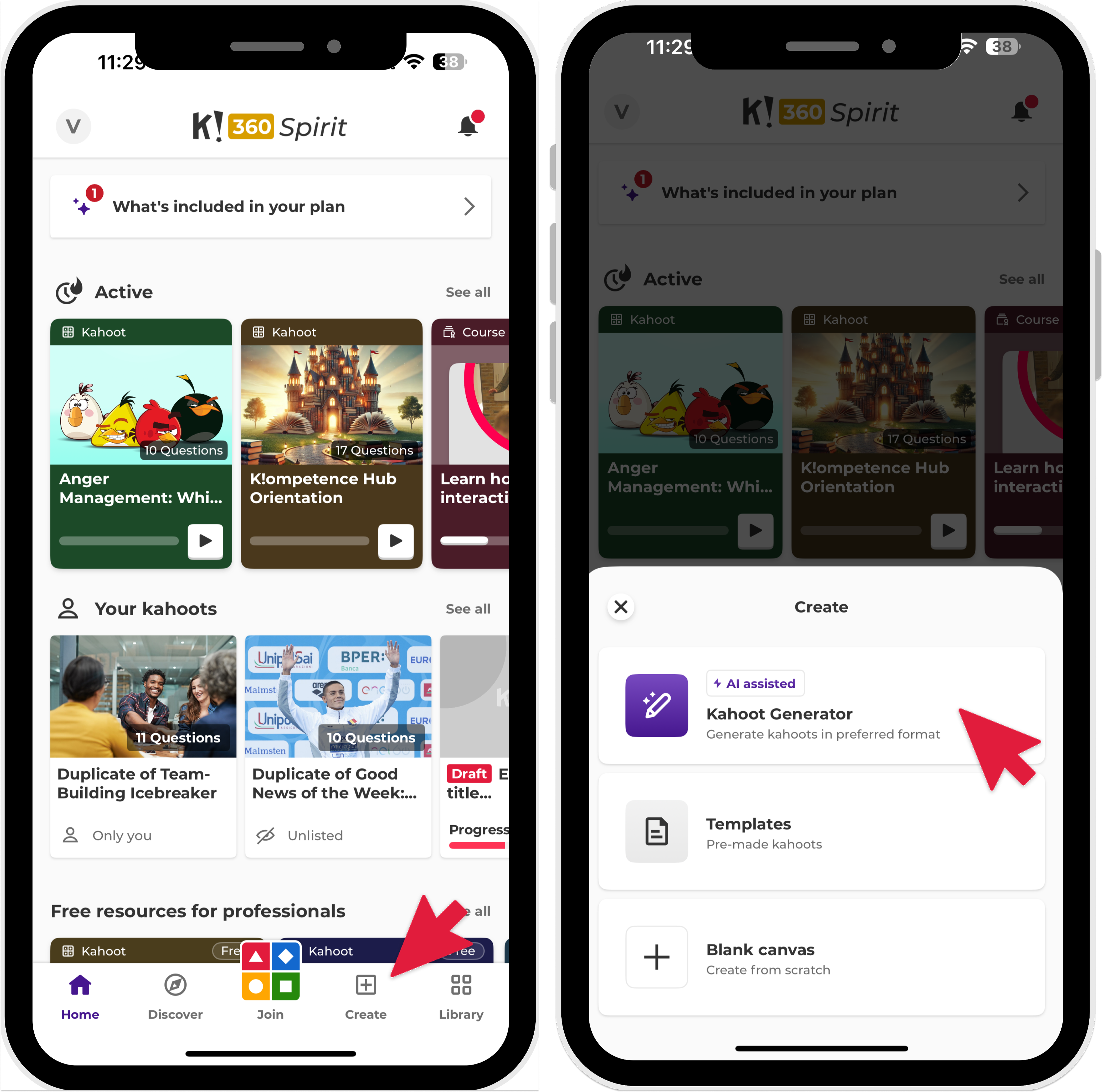 Hoe gebruik je Kahoot! AI-tools in mobiele app – Kahoot! Resource- en Helpcentrum