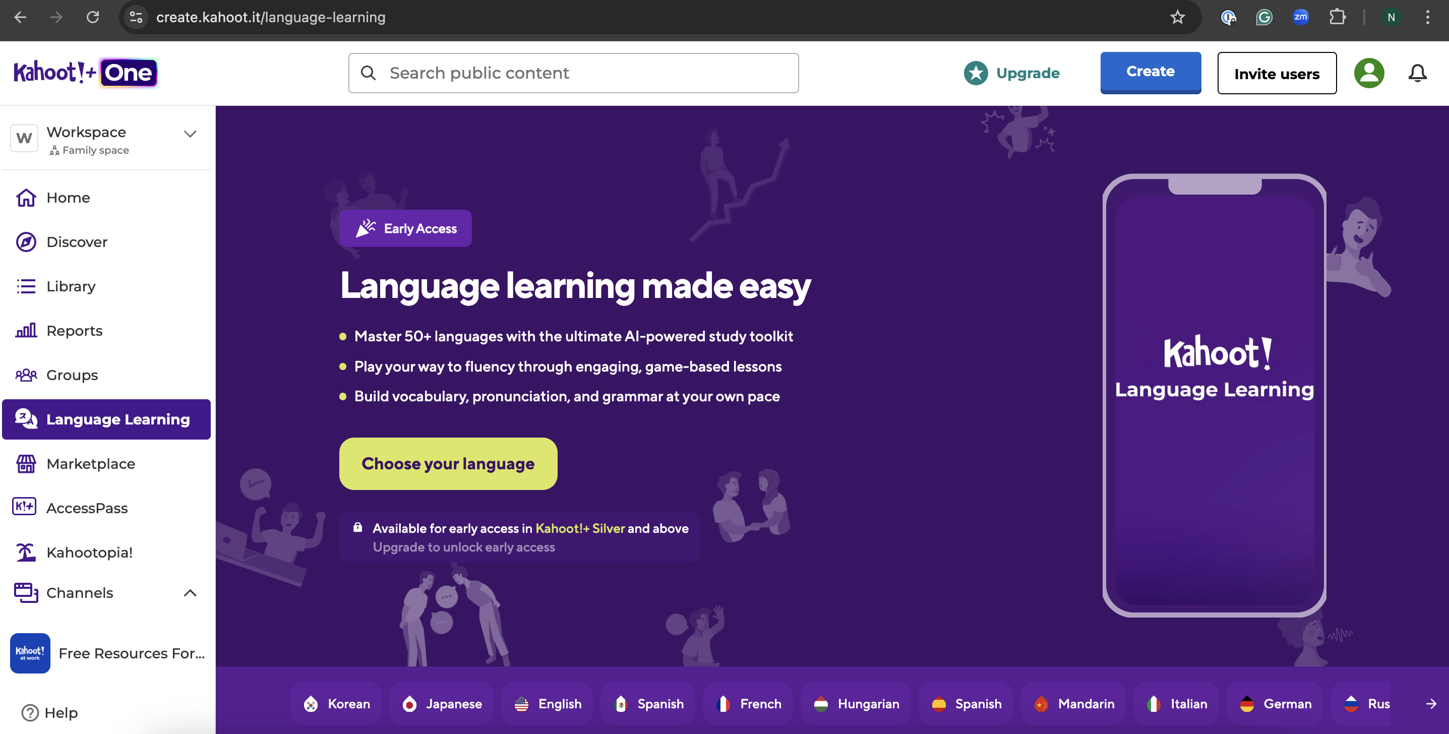 Est-ce que Kahoot ! Apprentissage des langues disponible dans l'application ? – Centre d'aide et ...