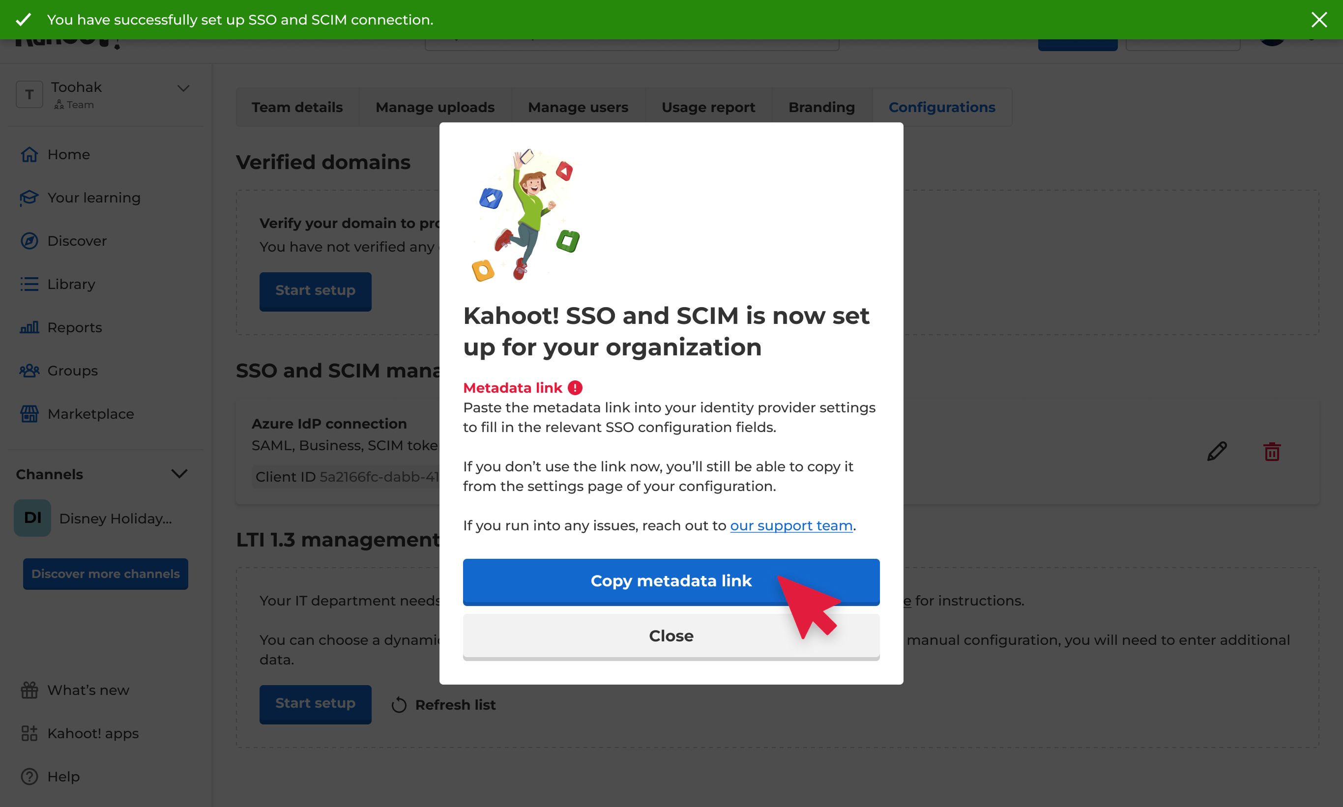 Kahoot!: Wie man SCIM einrichtet und verwaltet – Kahoot! Hilfe- und ...