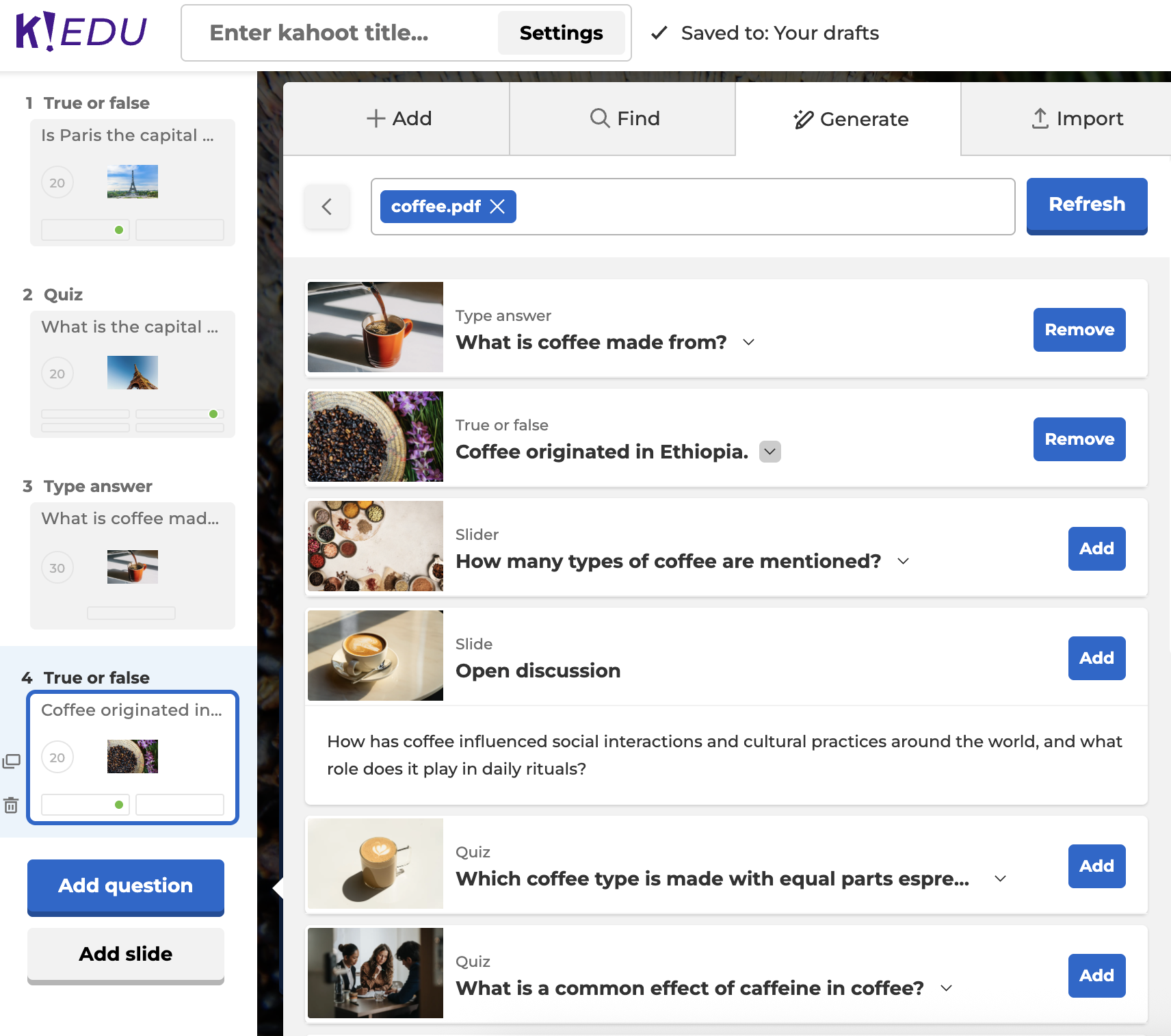 How to generate Kahoot! questions with AI – Kahoot! Help & Resource Center