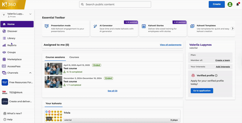 ขยะในห้องสมุดคืออะไร และวิธีการลบหรือกู้คืนkahoots – ศูนย์ช่วยเหลือ Kahoot!