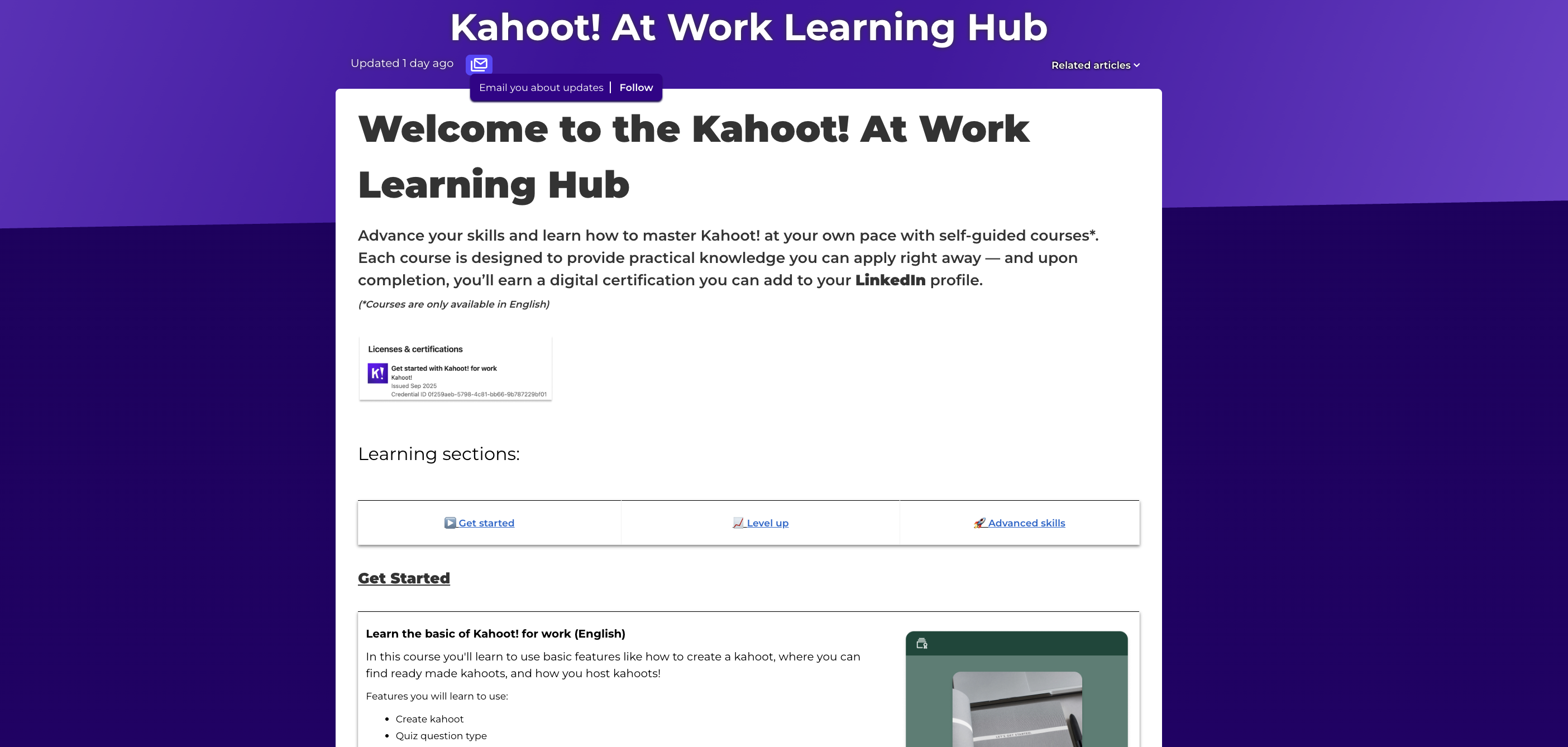 Kahoot! at Work Buletin Triwulanan: Q4 2025 – Pusat Bantuan Kahoot!