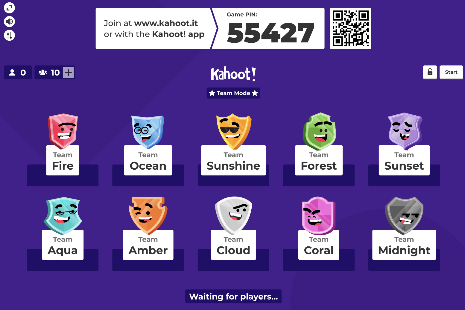 Kahoot! game: play in team mode – Help Center