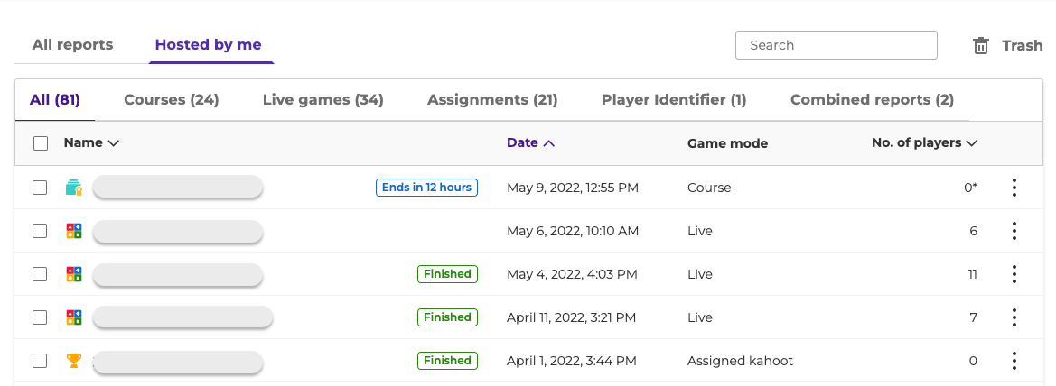 Kahoot! quiz reports – Help and Support Center